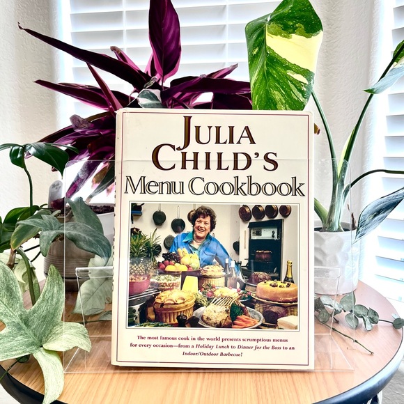 Julia Child | Accents | Julia Childs Menu Cookbook Hardcover 991 | Poshmark